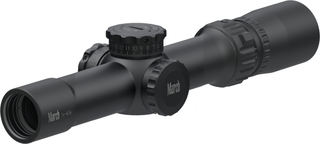 A review on the New March Compact 1-4.5×24 scope by Russ Theurer (USA ...