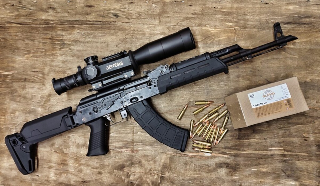 Shooting March 4-40×52 Genesis with the most expensive AK47 in the ...