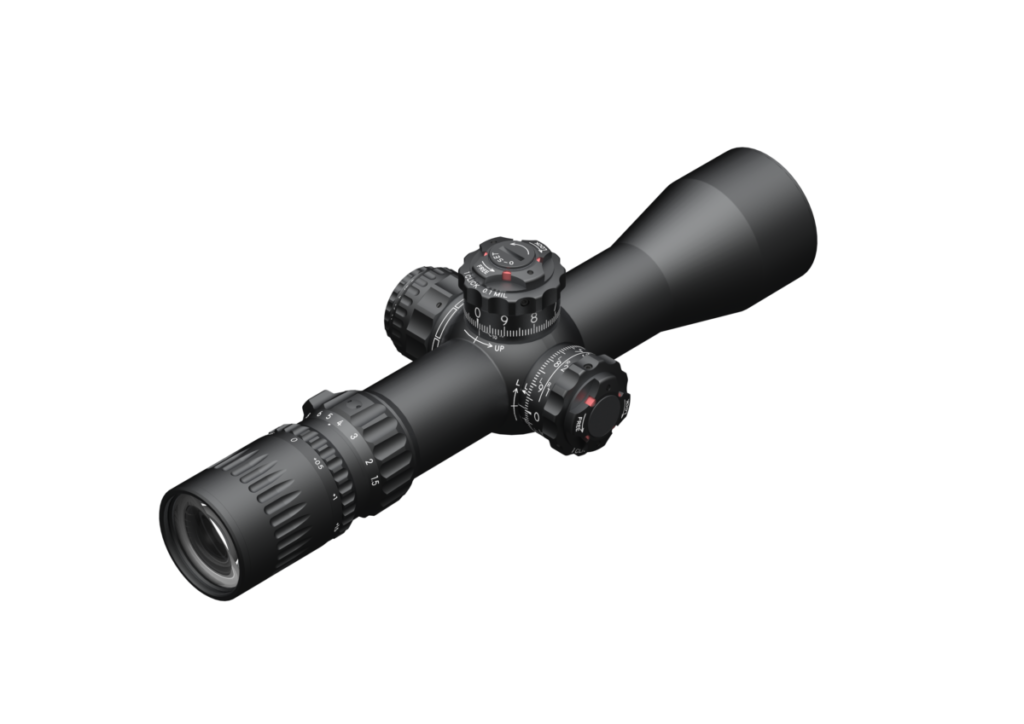 Specs of compact and robust 1.5-15×42 FFP scope with a 34mm body tube ...