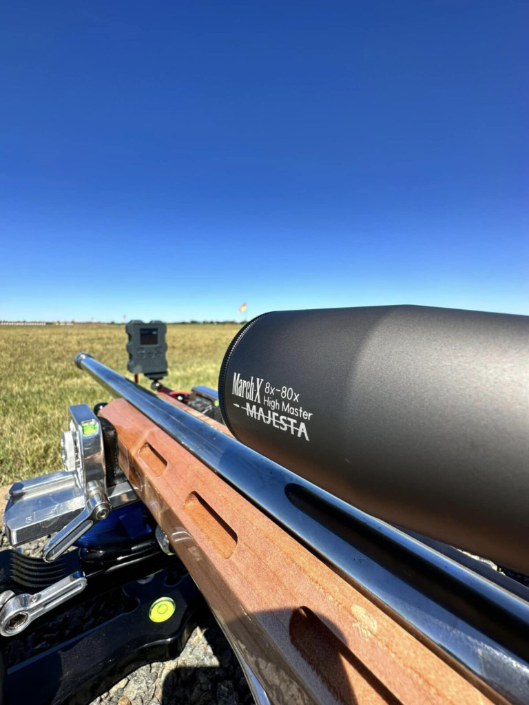 8-80×56 High Master Majesta scope with a MD disk (modifier disk) at F ...